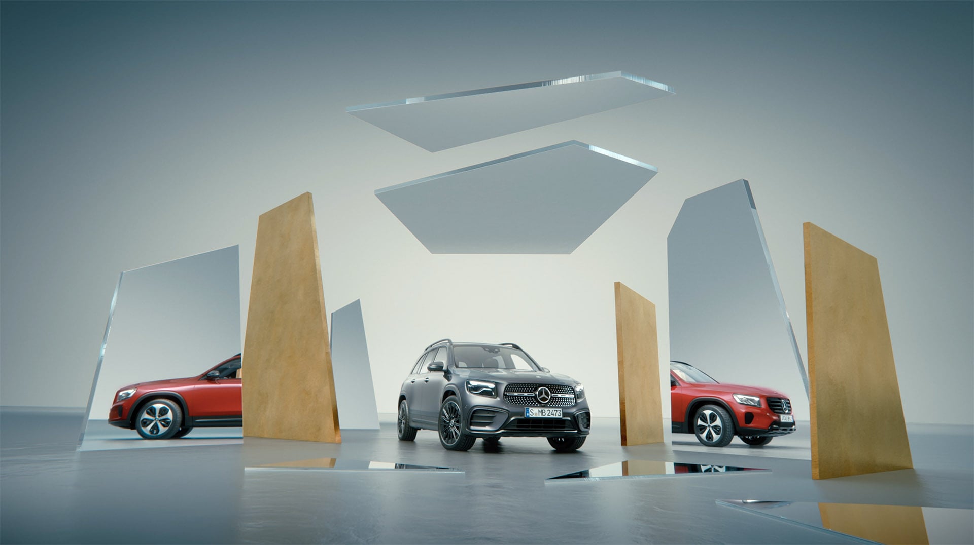 Mercedes-Benz GLB - Parasol Animation