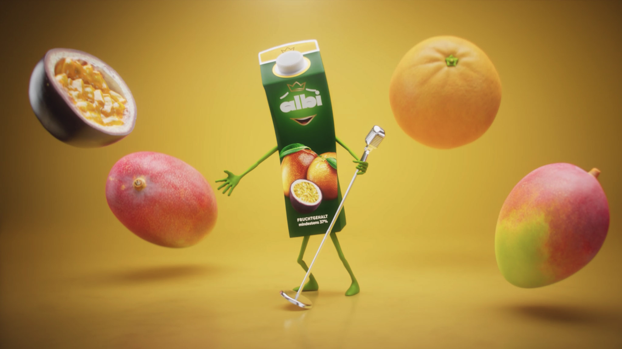 Parasol Animation — Edeka – Albi around